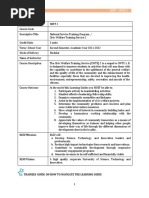 NSTP - CWTS Vision, Mission & Core Values | PDF | Social Science