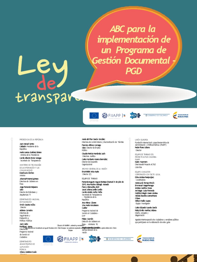 Abc Implementacion PGD | PDF | Gestión de registros | Planificación