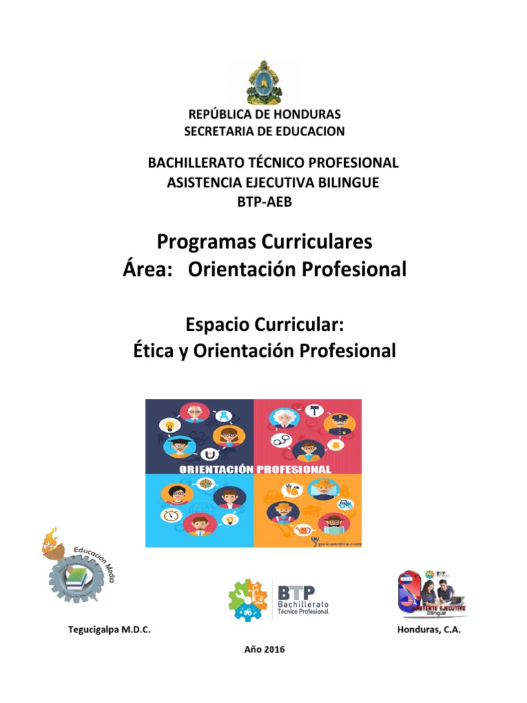 Plan de Estudio y Programa Curricular Asistente Ejecutivo Bilingue PDF ...