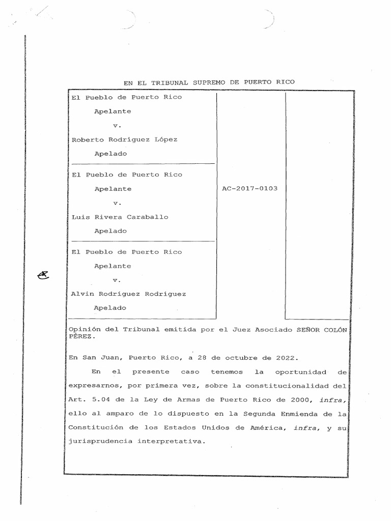 Tribunal Supremo Concluye Es Constitucional Exigir Licencia para Portar ...