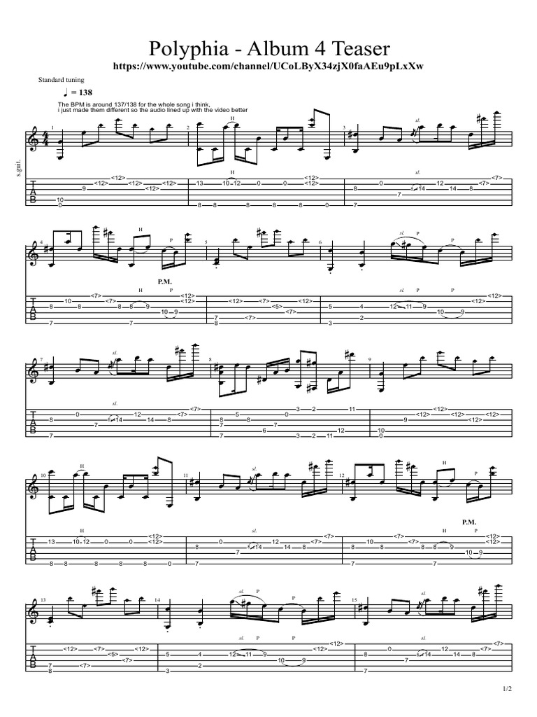 Polyphia Guitar Tab Preview | PDF