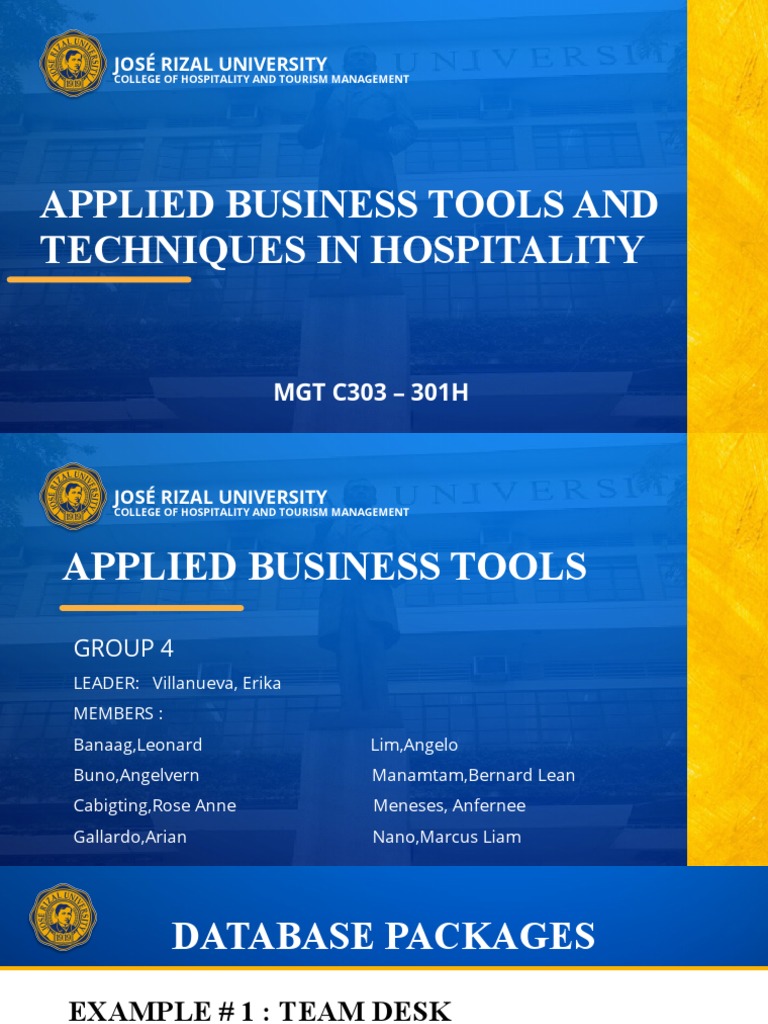 Hospitality Management Software Tools | PDF | Databases | Microsoft Azure