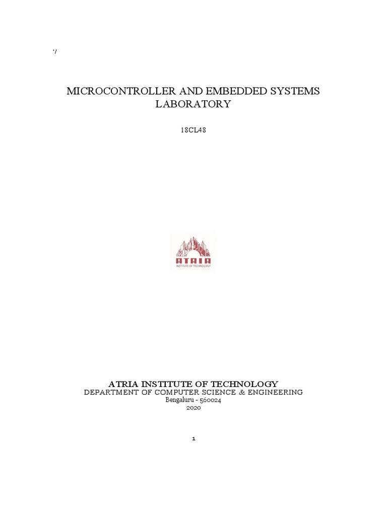 MES Lab Manual | Download Free PDF | Analog To Digital Converter | Electric Motor
