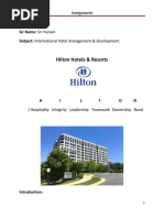 Hilton History | PDF | Hilton Worldwide | Hotel