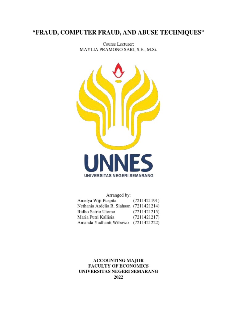 Group 4 - Fraud, Computer Fraud, and Abuse Techniques | PDF | Audit ...