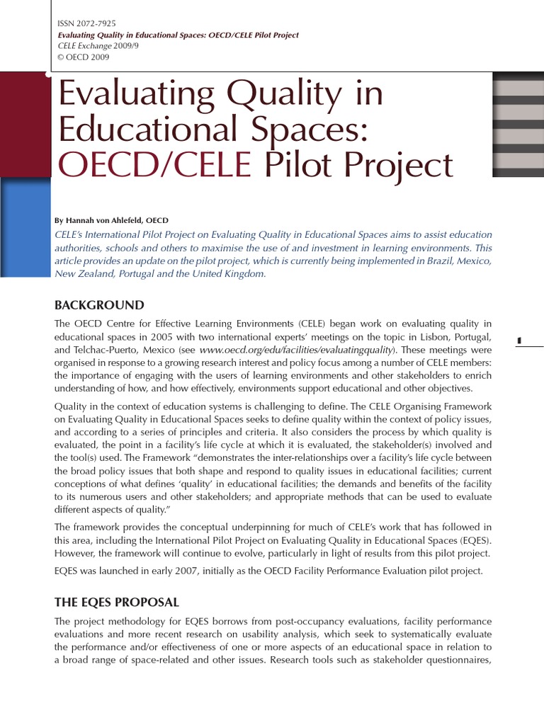 Educational Spaces Quality | PDF | Usability | Focus Group