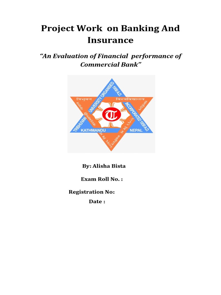 Project Work On Banking & Insurance | PDF | Banks | Mergers And ...
