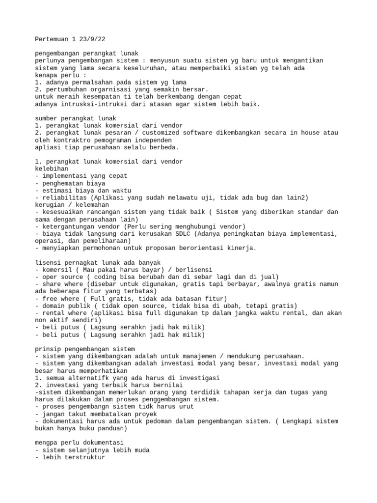 Rangkuman P1-3 | PDF | Komputer