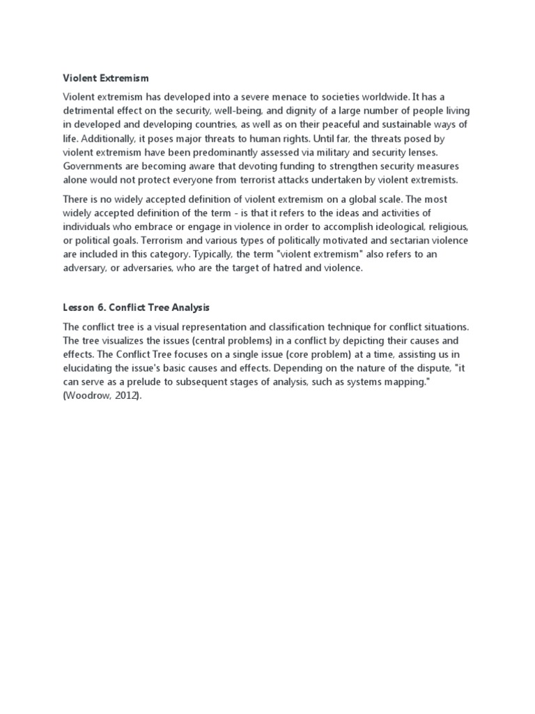 Conflict Tree Analysis | PDF