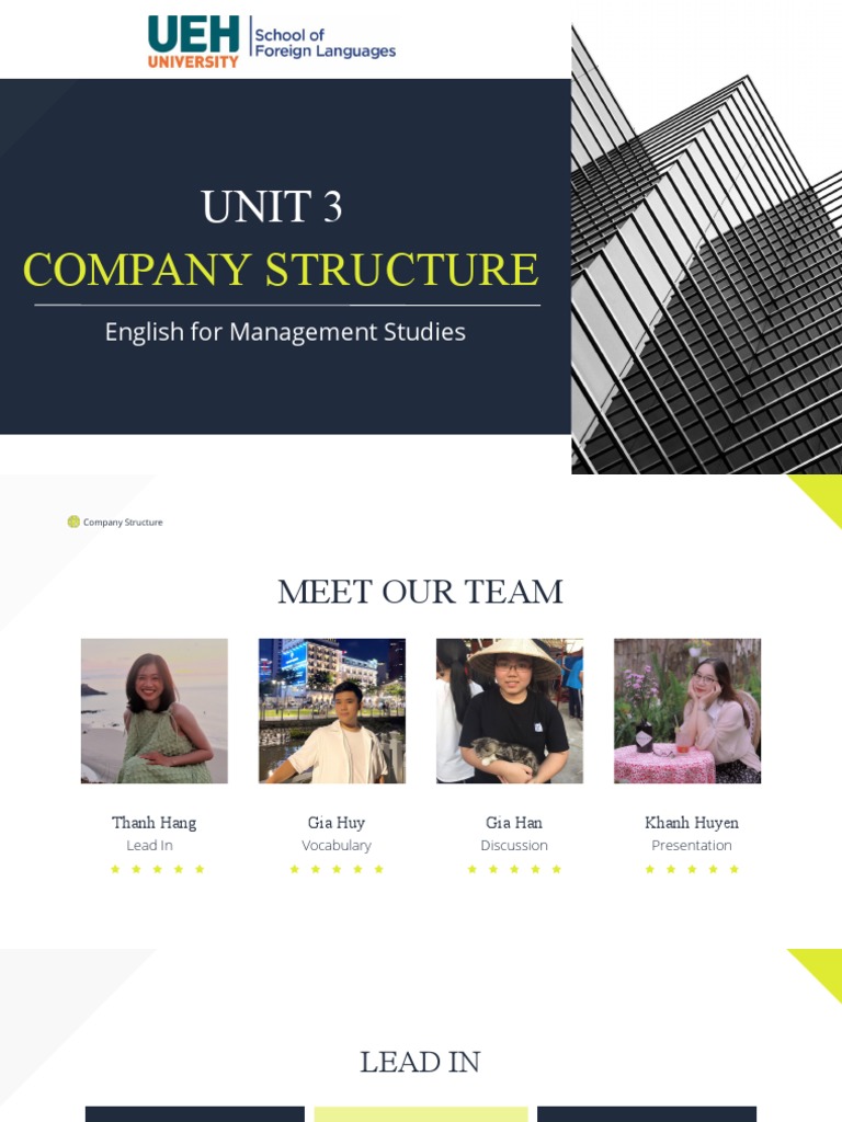 Group 2 Unit 3 Company Structure | PDF | Unilever | Multinational Corporation