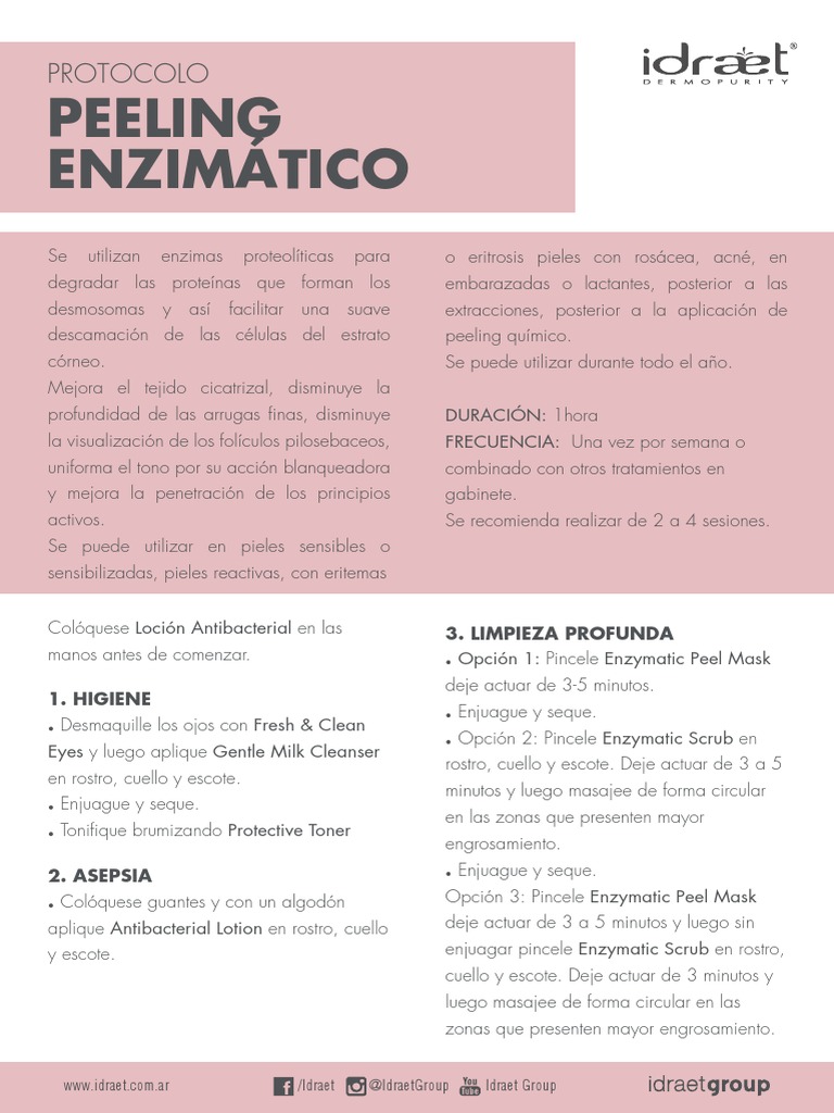 PEELING Enzimatico | PDF | Piel | Dermatología