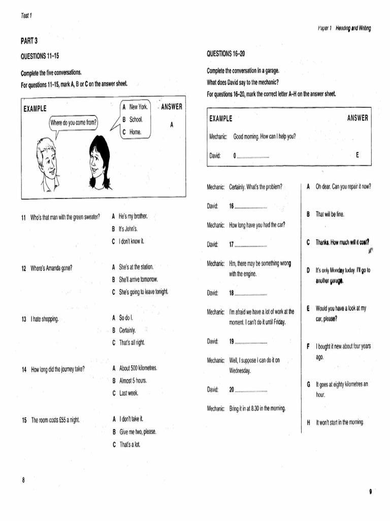 KET - CUP 3 (Book) - 5-5 | PDF