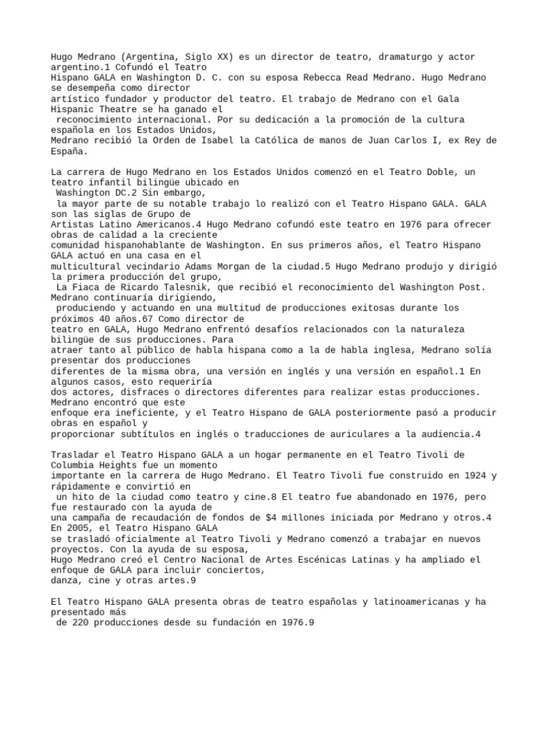 Hugo Medrano | PDF