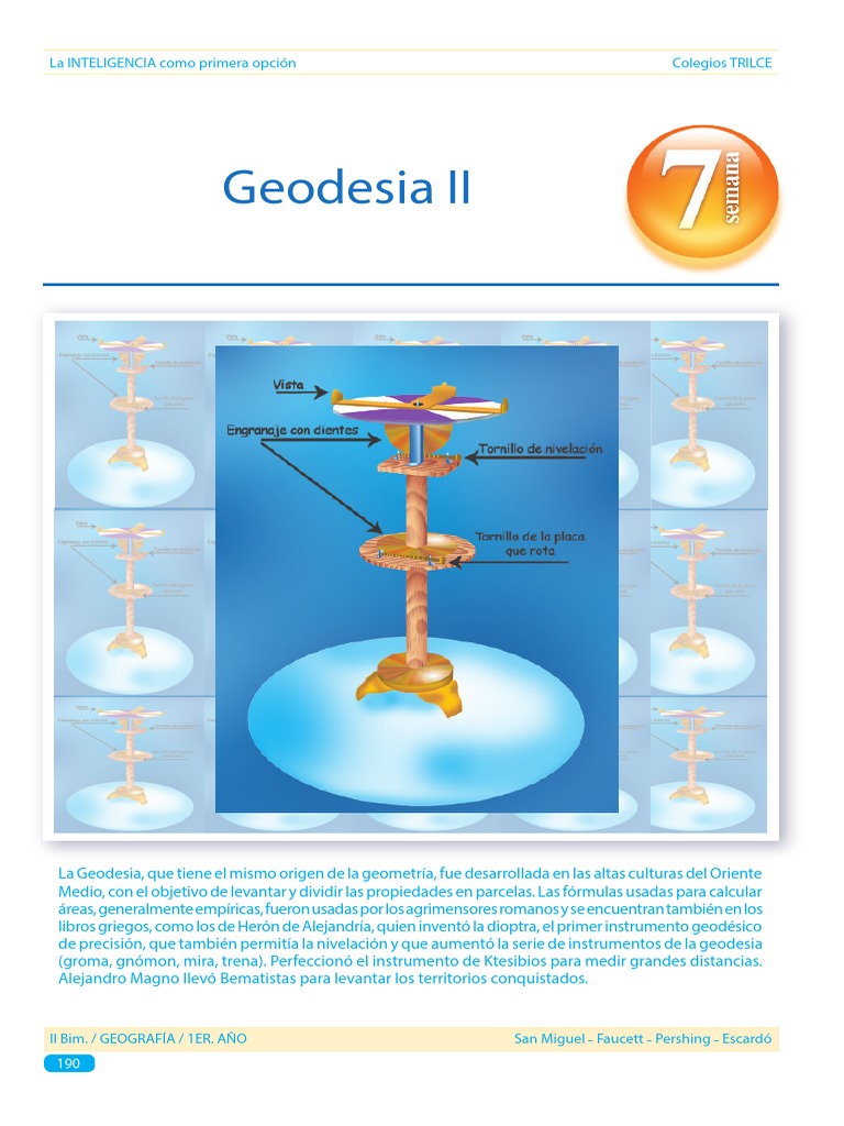 Guía 07-Geodesia II | PDF | Ecuador | Tierra