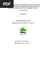 Comparative Study of Fermentation Rates | PDF | Fermentation In Food ...