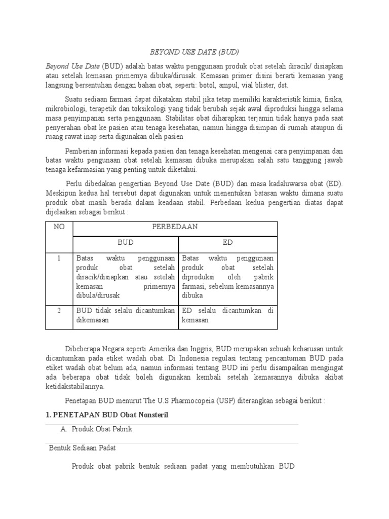 Beyond Use Date | PDF