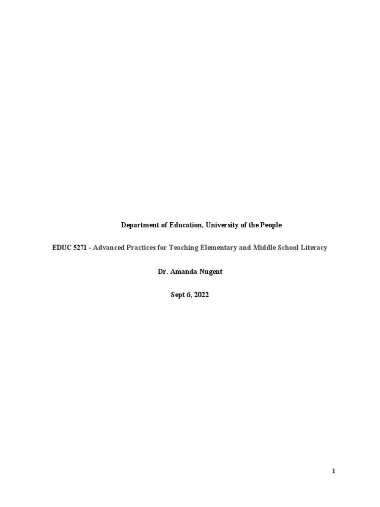 Enhancing Literacy Through Knowledge Acquisition | PDF | Reading ...