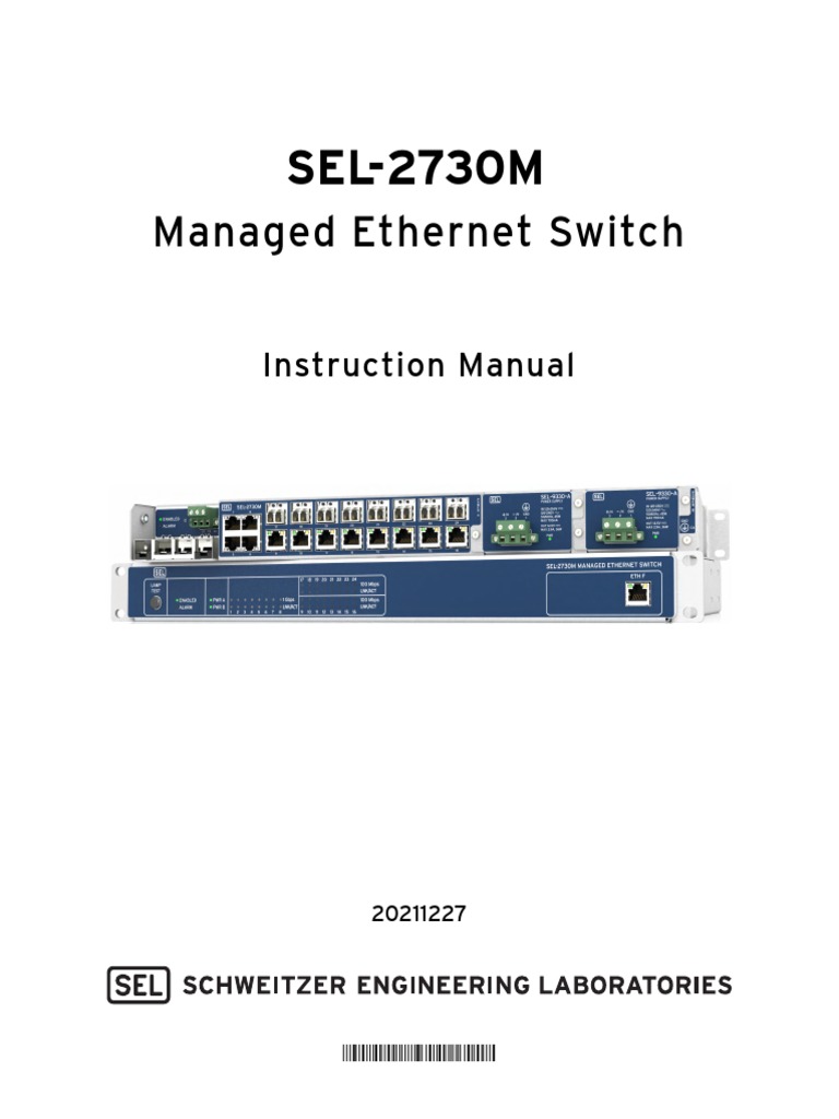 SEL-2730M: Managed Ethernet Switch | PDF | Computer Network | Radius