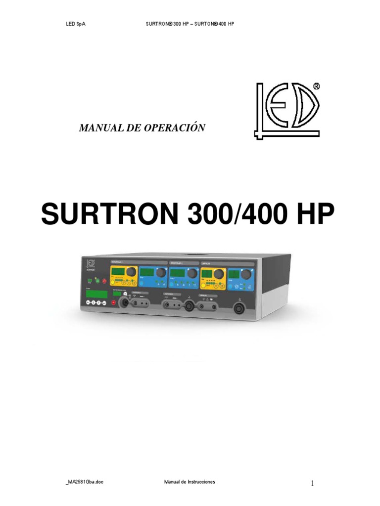 LED SURTRON Manual de Usuario | PDF | Ingenieria Eléctrica | Corriente ...