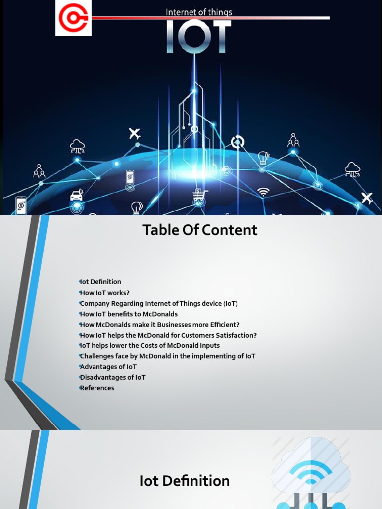 McDonald (IoT) | PDF | Internet Of Things | Computer Network