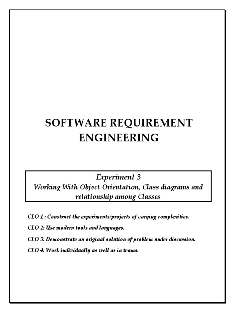 Sre 03 Pdf Class Computer Programming Inheritance Object Oriented Programming 