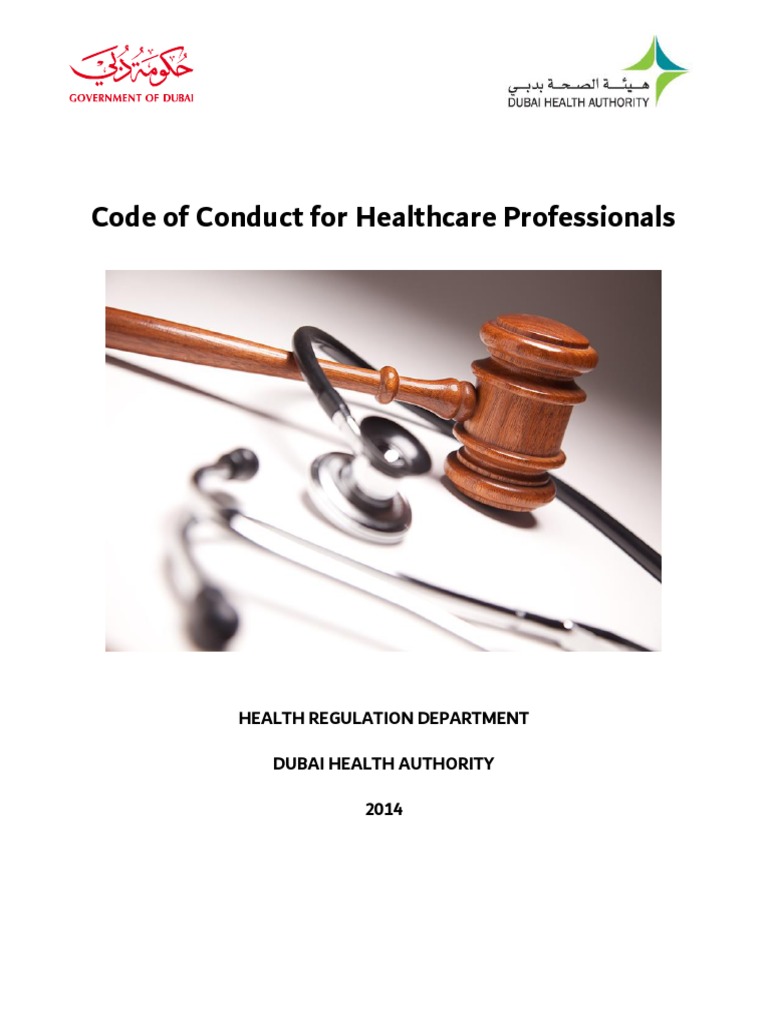 Code of Conduct for Healthcare Professionals | PDF | Medical Ethics ...