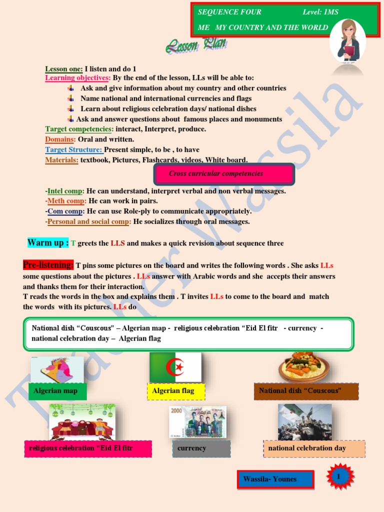 1Ms Sequence 4 Me - My Country and The World | PDF | Human ...