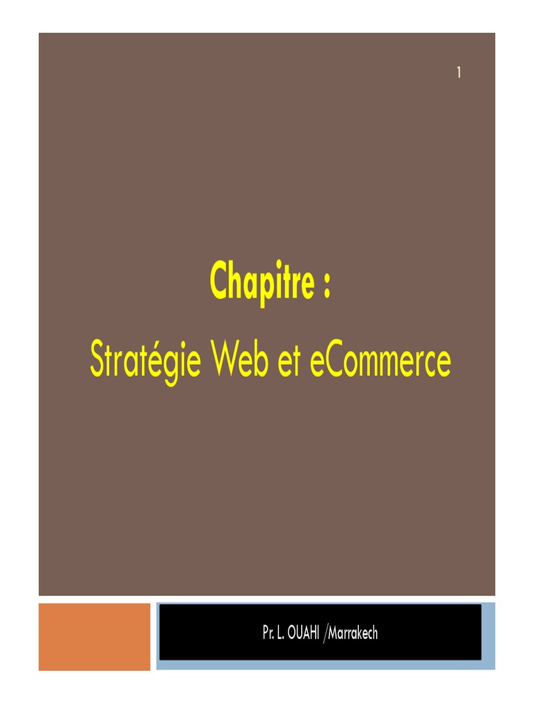 Évolution du Web : Stratégies eCommerce | PDF | Progiciel de gestion intégré | Business