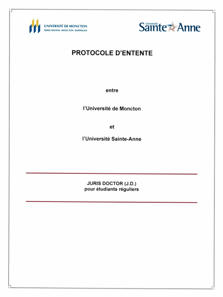 UdeM - Universite Sainte Anne | PDF