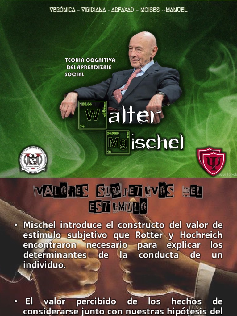 Walter Mischel 123 | PDF | Comportamiento | Conceptos psicologicos