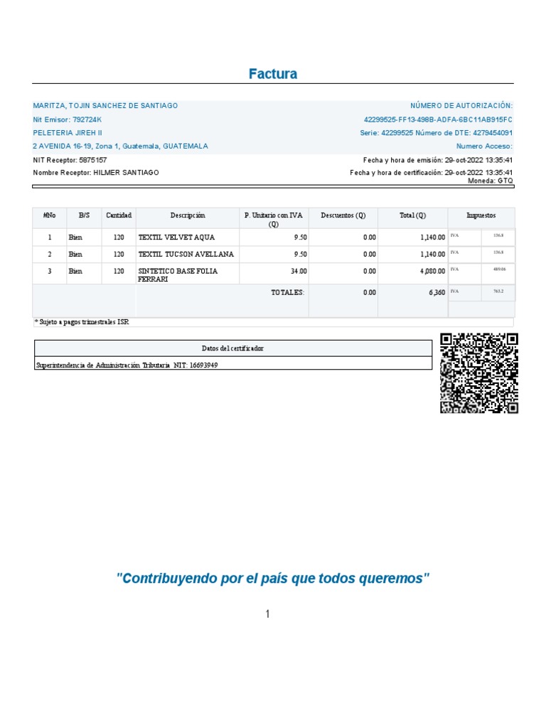 Verdadera Factura Alex PDF | PDF | Factura | Contabilidad