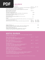 Itsu Menu Nutritional Information | PDF | Sushi | Asian Cuisine