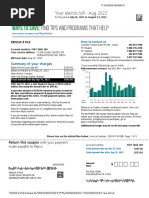 PSEG Sample Electric Bill | PDF | Cheque | Watt