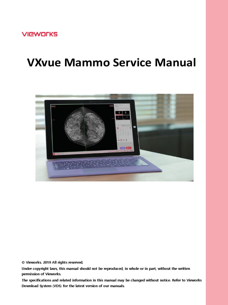 VXvue Mammo Service Manual.V1.0.1.28 - EN (001-110) | PDF ...