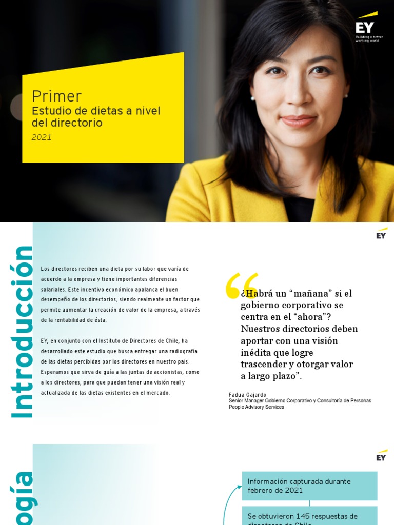 EY CHILE Primer Estudio Dietas Directores 2021 | PDF | Corporaciones ...
