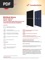Canadian Solar Datasheet CS6W MB AG 520 550 V1.0C3 AU | PDF ...