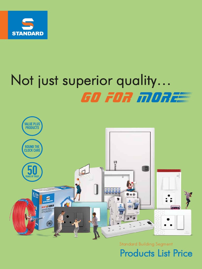 Standard Switches DomesticSwitchgear Combine | PDF | Components ...