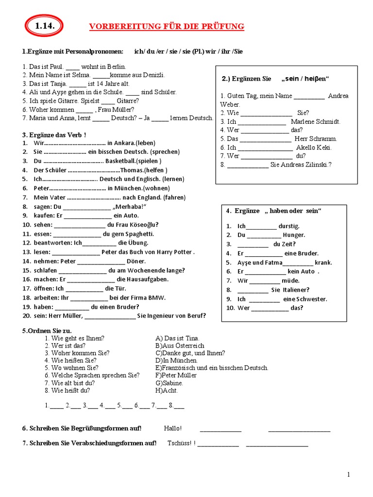 1 14 VORBERE TUNG F R D E PR FUNG S Nava Haz RL K | PDF