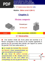 Chapitre 4 Flexion Composé | PDF | Flexion (matériau) | Résistance des matériaux