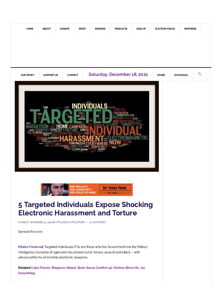 5 Targeted Individuals Expose Shocking Electronic Harassment and ...
