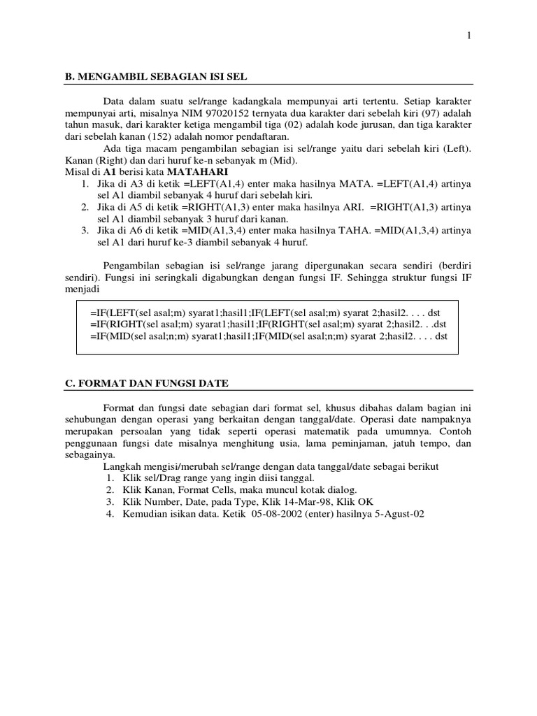 TM 5 - Lanjutan Fungsi If | PDF