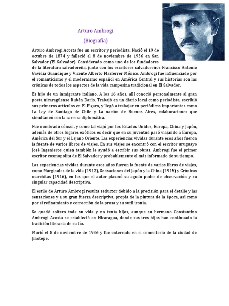 Arturo Ambrogi | PDF