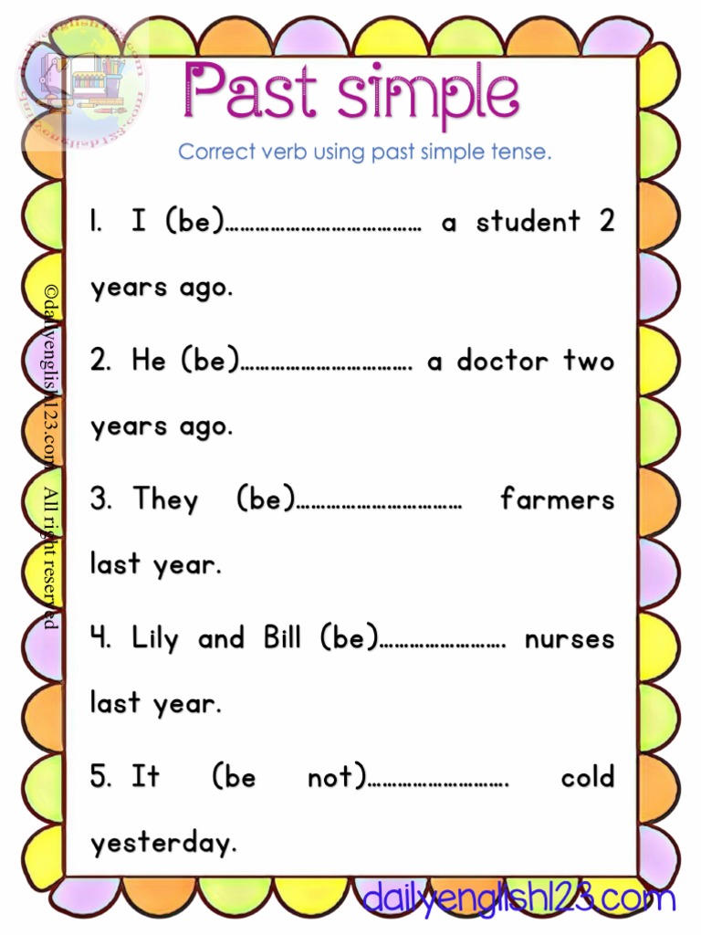 Past Simple Worksheets | PDF