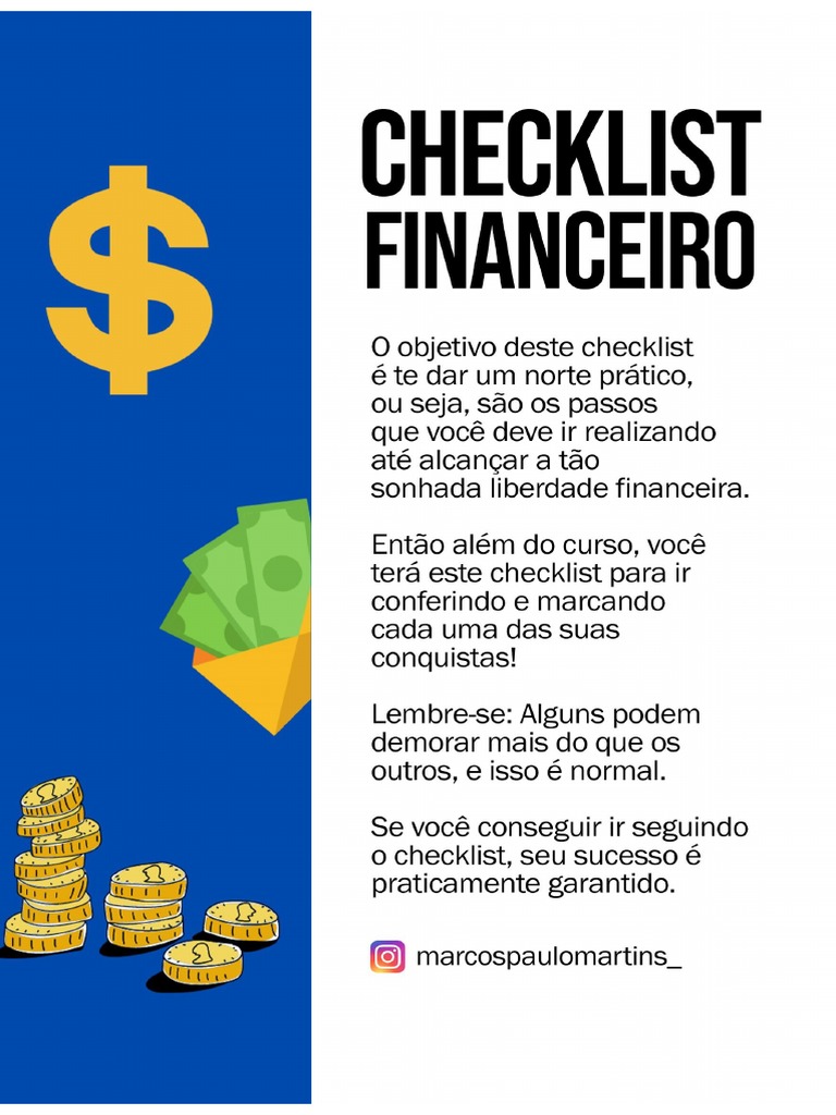 Checklist Financeiro | PDF