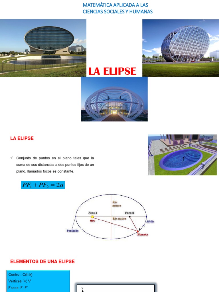 La Elipse | PDF | Elipse | Formas geométricas