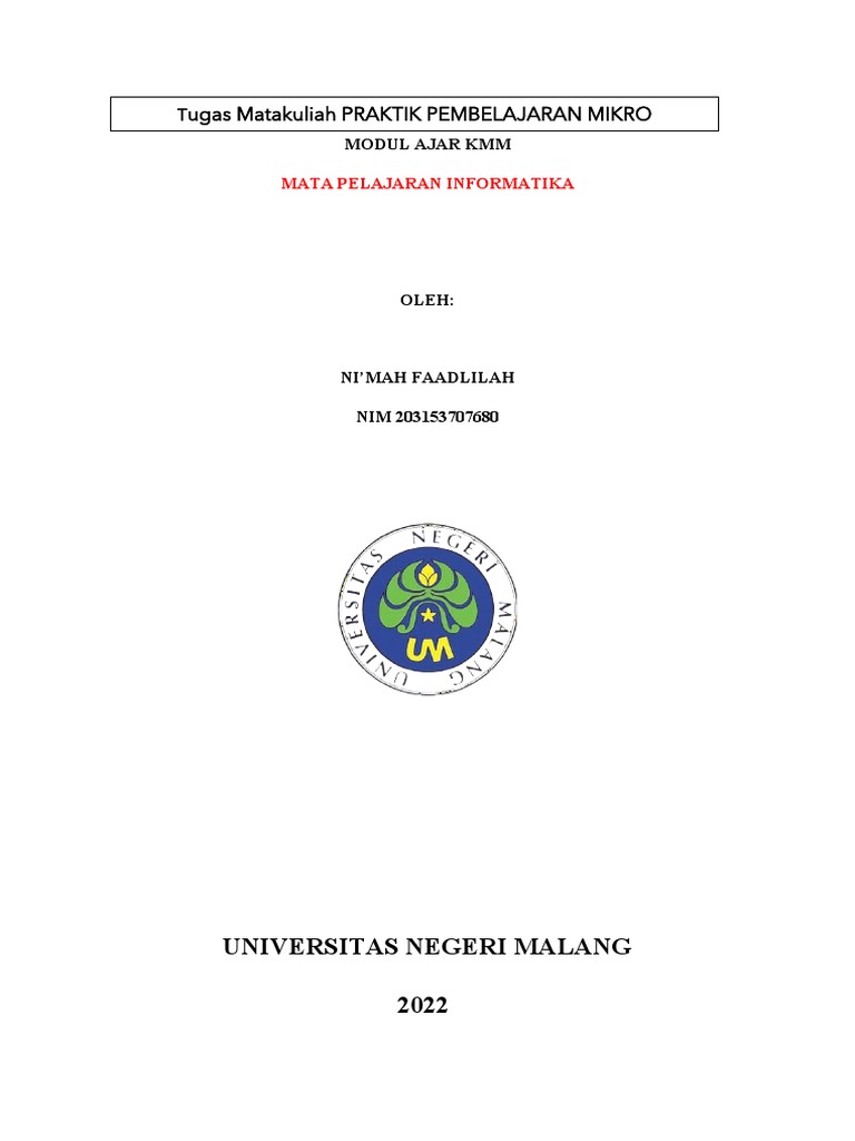 !contoh PPM2022 - Modul Ajar IKM HardwareSoftware (Termasuk Bahan Ajar ...