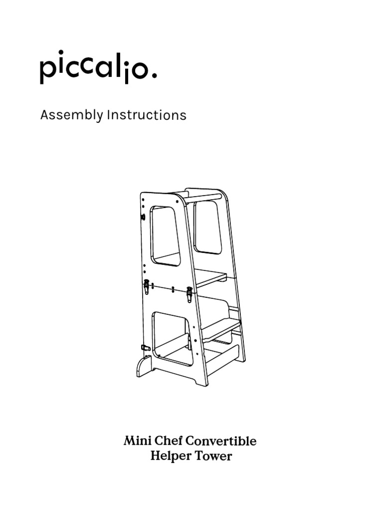 Mini Chef Tower Assembly Guide | PDF | Manufactured Goods