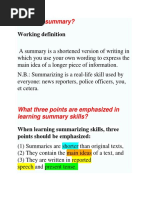 Sample Summary Writing Passages | PDF | Sentence (Linguistics) | Test ...