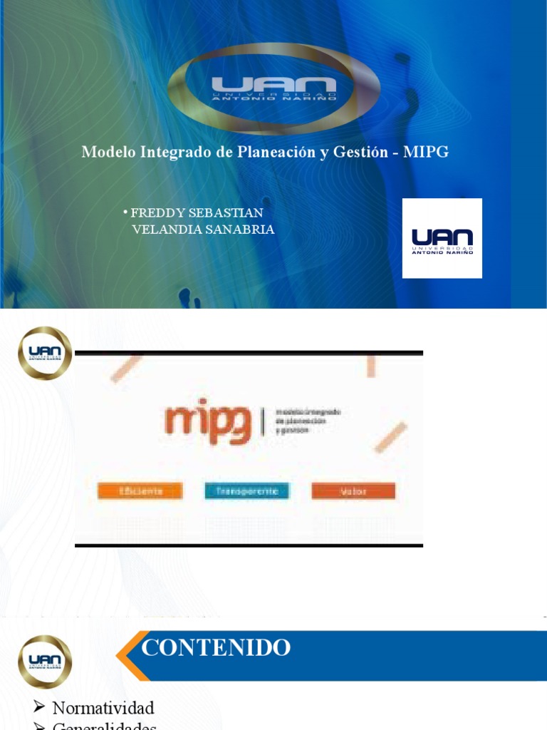 Exposicion de Mipg | PDF | Planificación | Evaluación