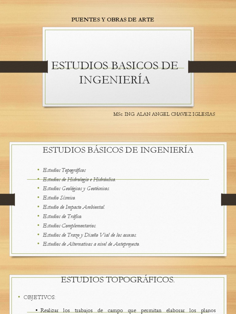 Estudios Básicos de Ingeniería Civil | PDF | Inundar | Fundación profunda